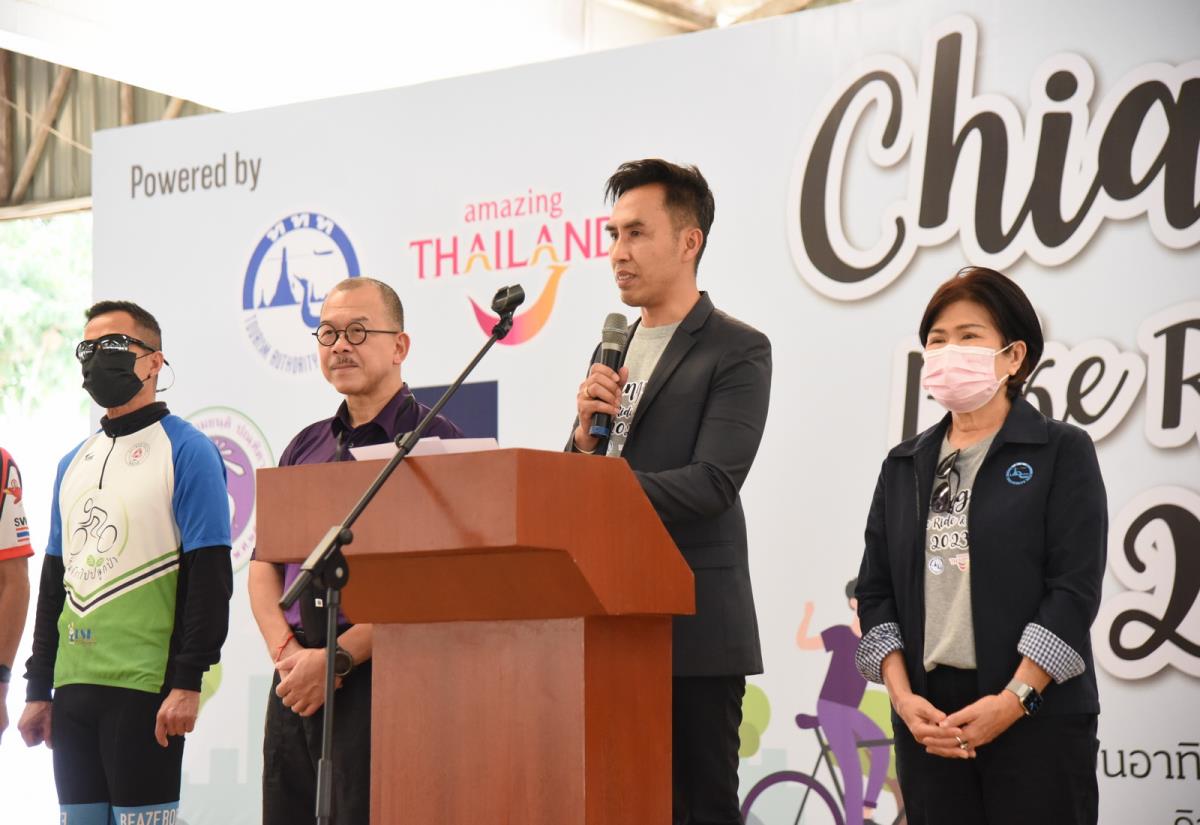 ข่าวสาร : พิธีเปิดงาน Chiang Mai Bike Ride & Run - มหาวิทยาลัยเชียงใหม่