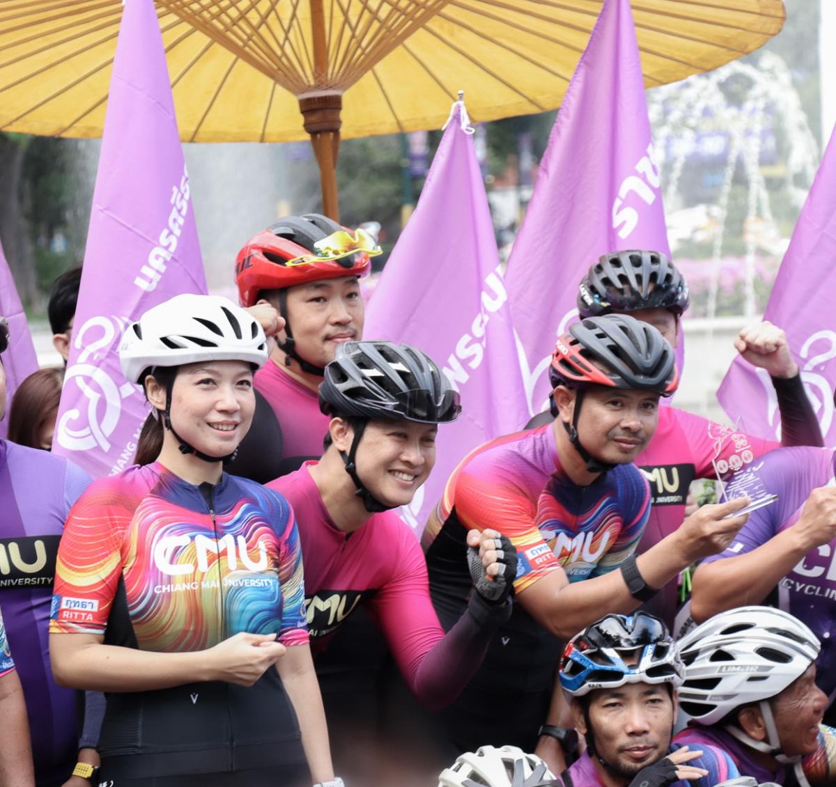 ข่าวสาร : คณะพยาบาลศาสตร์ มหาวิทยาลัยเชียงใหม่ ร่วมต้อนรับขบวนนักปั่นเพื่อน้อง กรุงเทพ-เชียงใหม่ ...